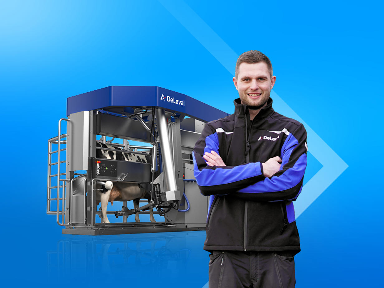 Flow-Responsive™ milking voor VMS™ V300 serie - DeLaval