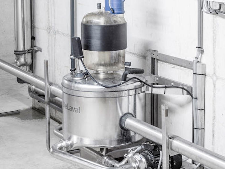 In the milking room - DeLaval